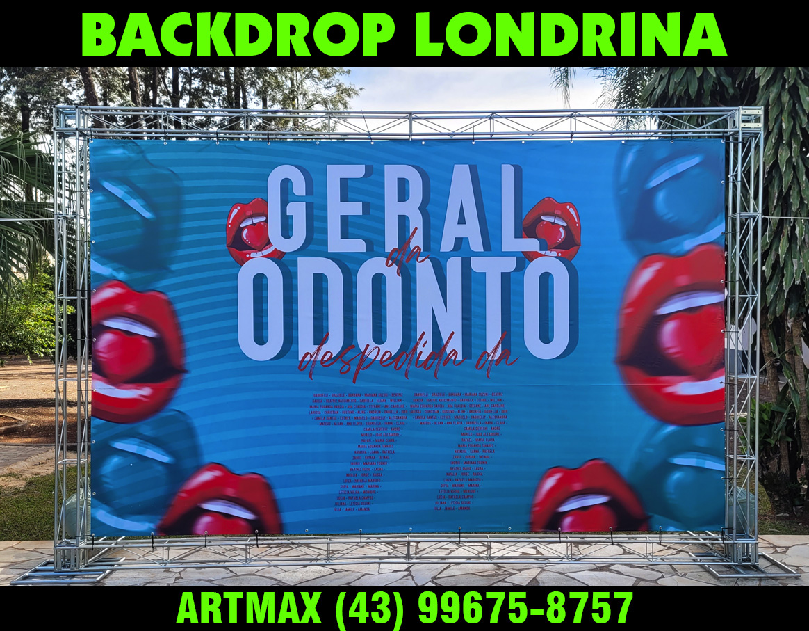Backdrop Londrina « Artmax Comunicação Visual Londrina (43) 99675-8757