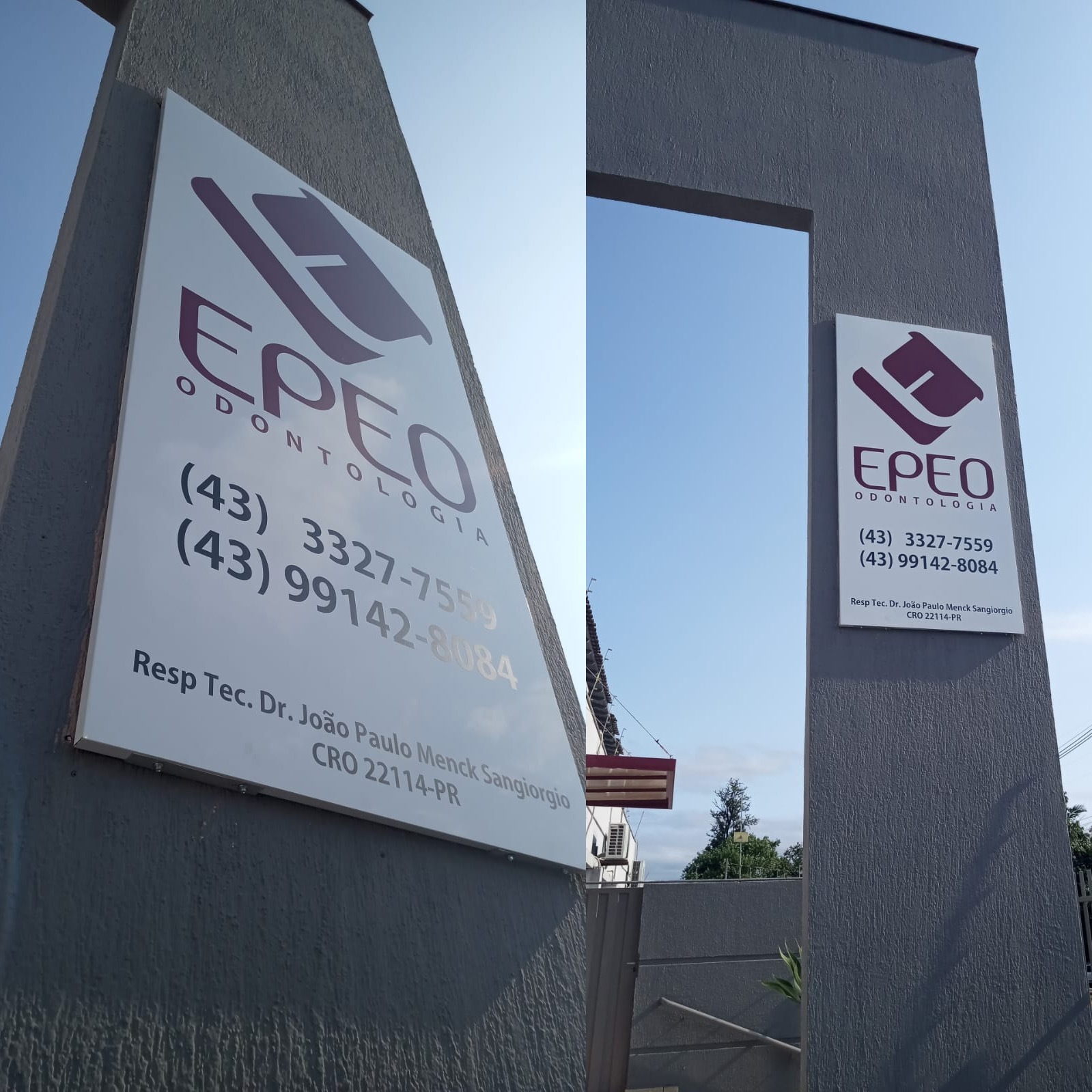 Placa em ACM para fachada de empresa em Londrina – Paraná « Artmax ...